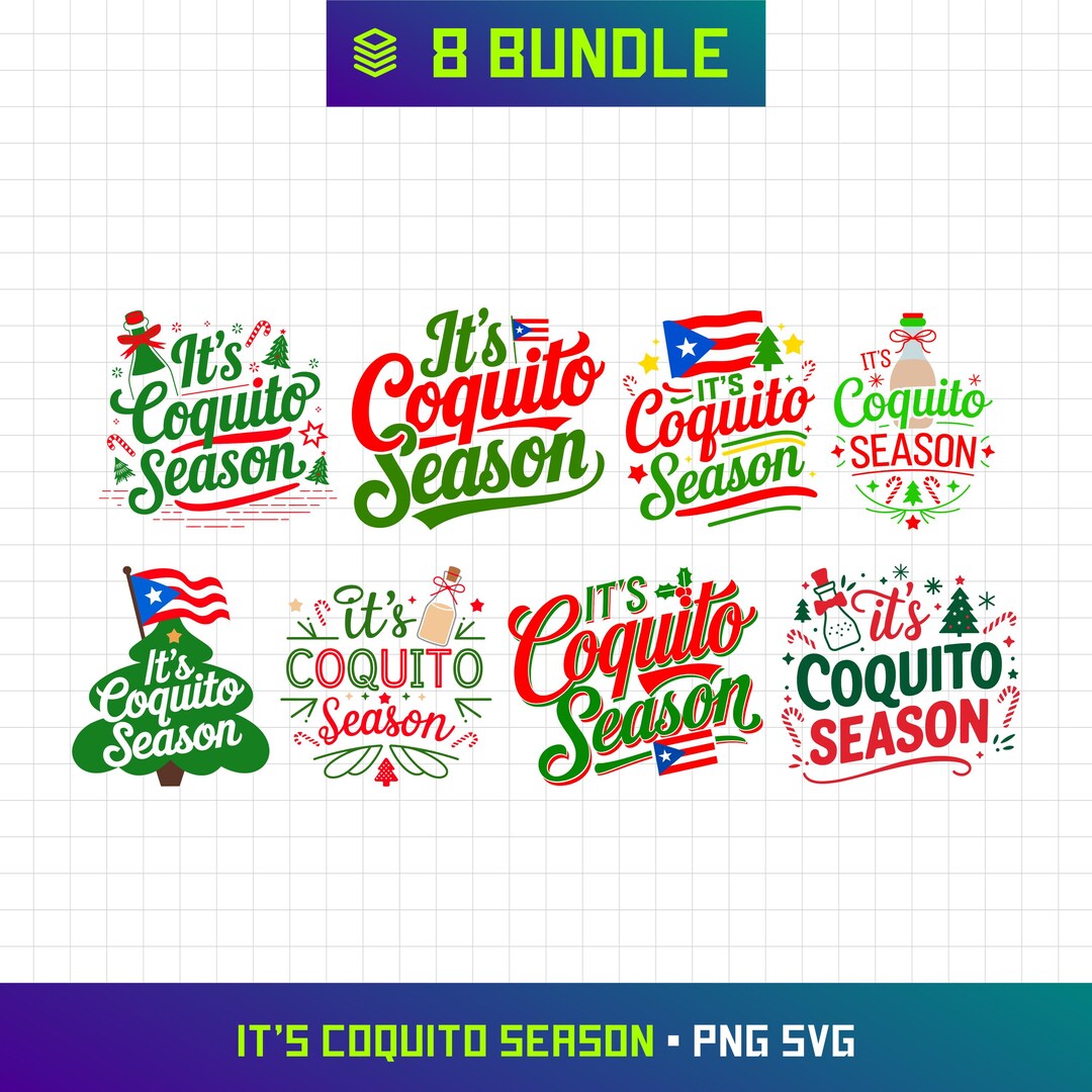 It's Coquito Season Svg, Coquito Season Png, Puerto Rican Christmas ...