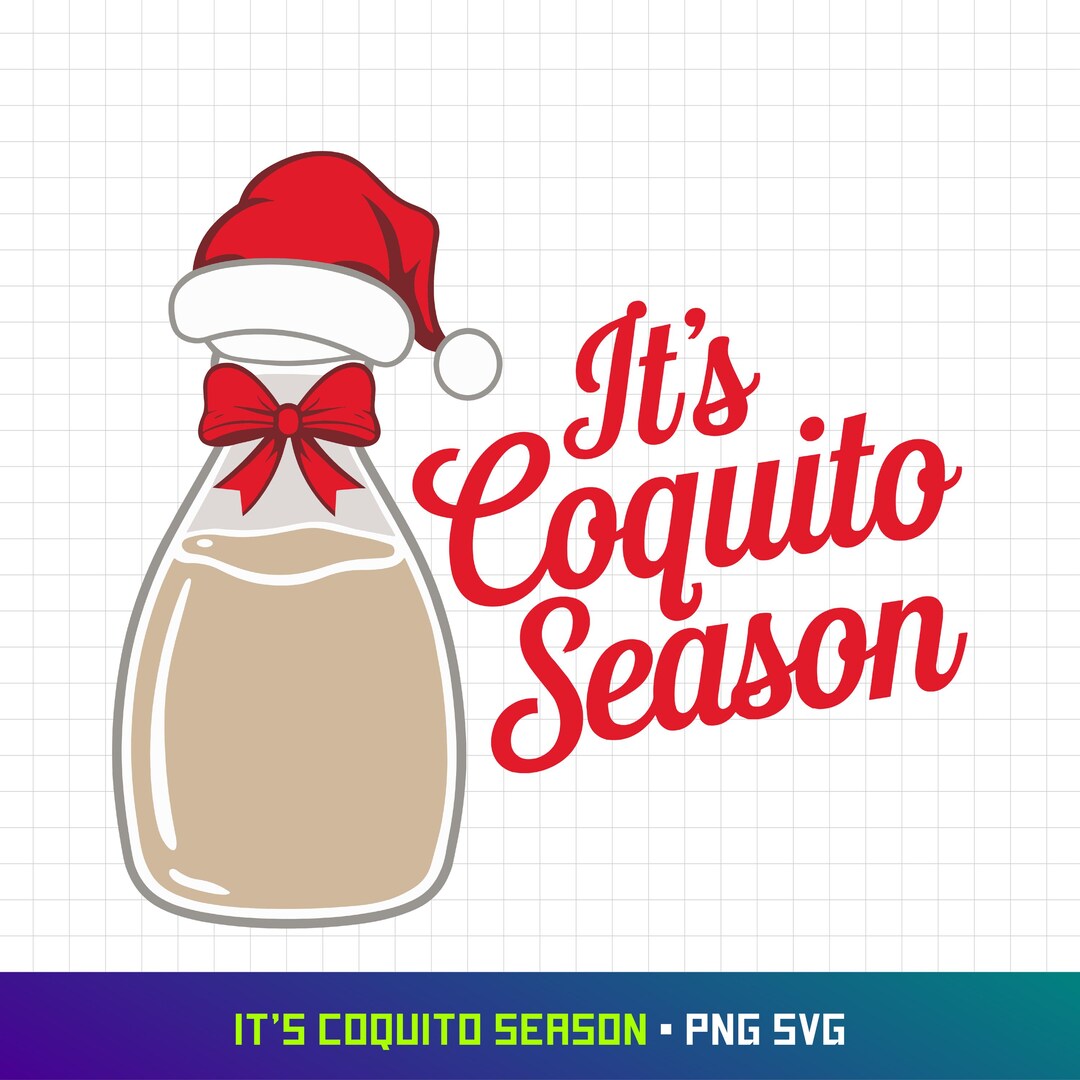 Its Coquito Season Svg, Puerto Rico Svg, Puerto Rico Design, Puerto ...