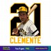 Design Roberto Clemente PNG Stickers STICKERS - Etsy
