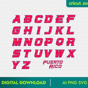 Puerto Rico Baseball Team Font, Puerto Rico Baseball Team Typeface ...