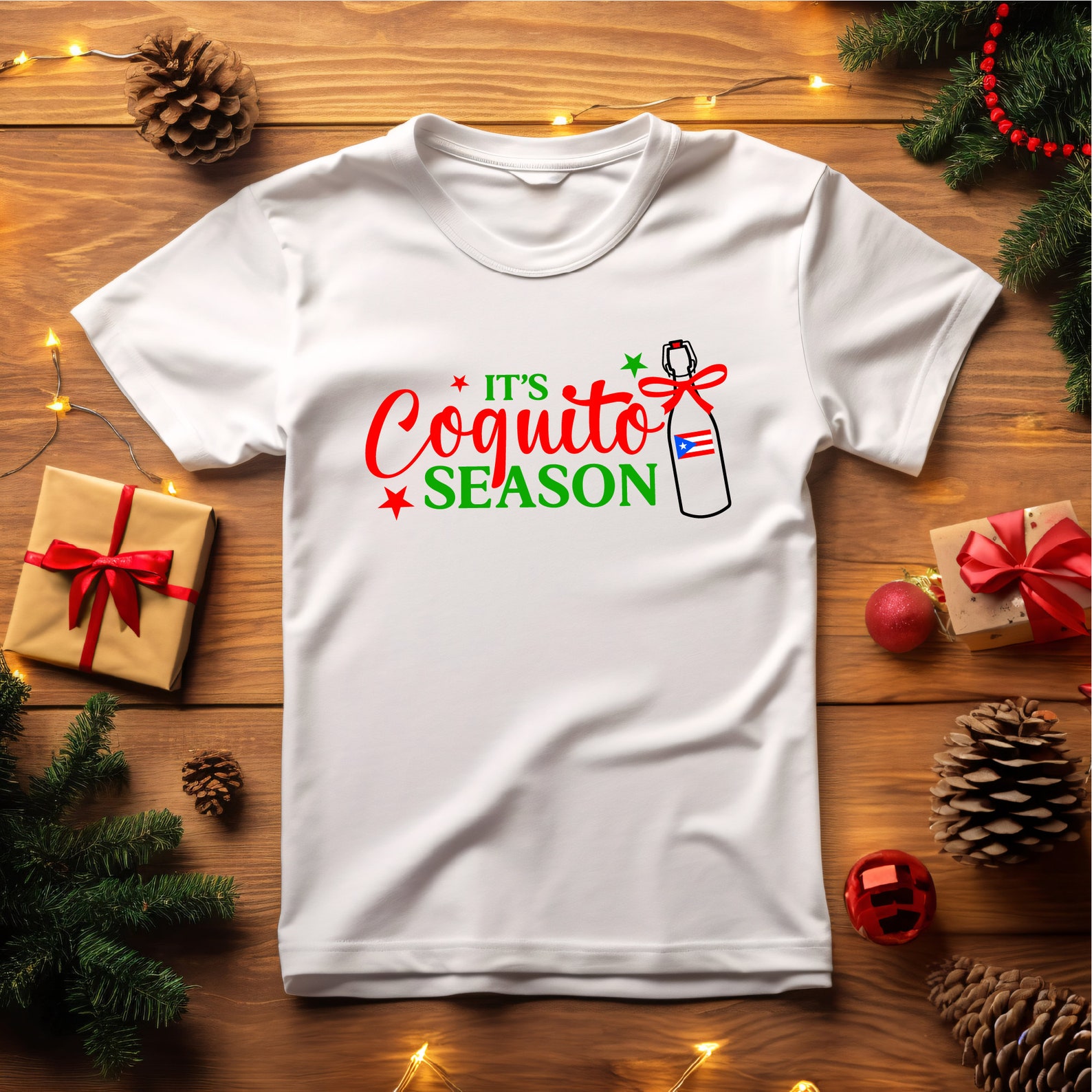 Its Coquito Season Svg, Puerto Rico Svg, Christmas Svg, Navidad Boricua ...