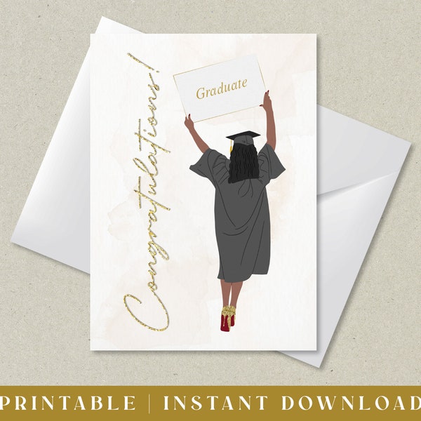 African Graduation 2022 Card - Etsy
