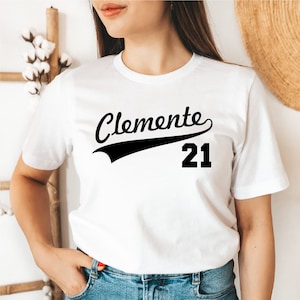 Clemente 21 Svg, Clemente 21 Png, Puerto Rico, Baseball, Boricua ...
