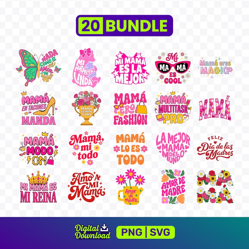 Toppers Dia De Las Madres - Etsy