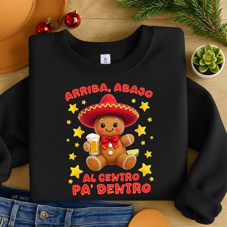 Mexican Gingerbread Man PNG | Mexican Christmas Png | Feliz Navidad ...