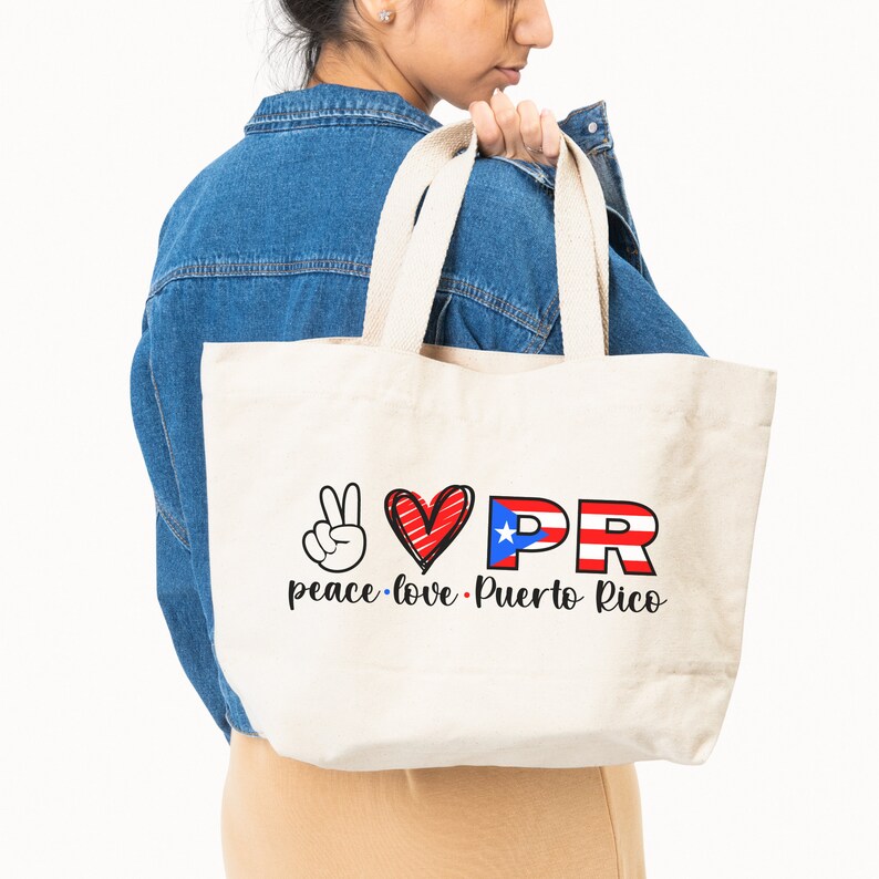 Love Peace PR Svg, Puerto Rico Svg, Puerto Rico Flag Svg, Puerto Rican ...