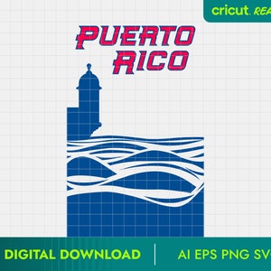 Puerto Rico Beisbol SVG, Puerto Rico Baseball Team SVG, Puerto Rico ...