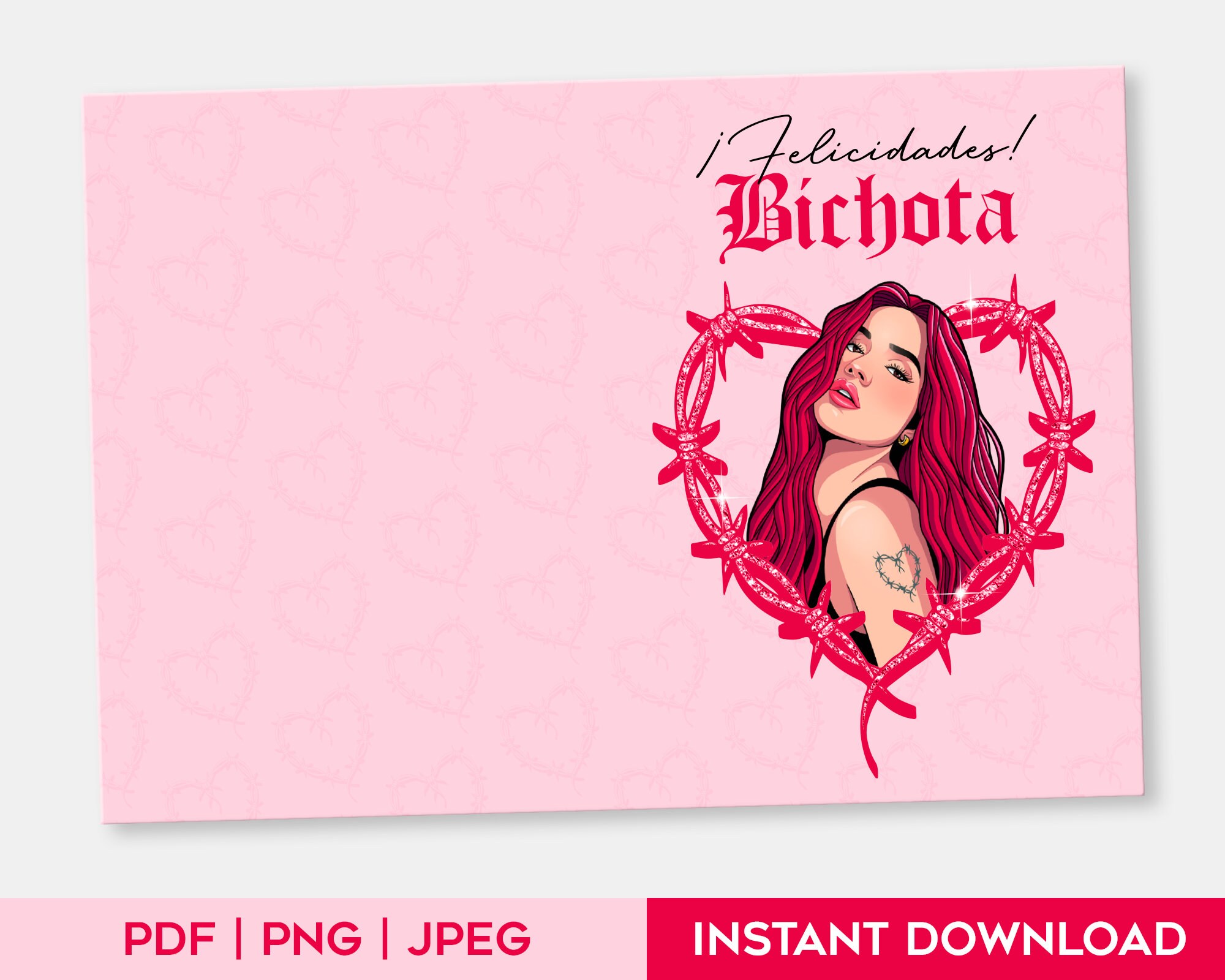 Karol G Tarjeta de Cumpleaños Imprimible Descarga Digital - Etsy España