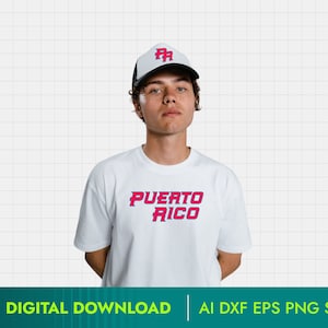 Puerto Rico Baseball Team, Puerto Rico Baseball SVG, Puerto Rico SVG ...