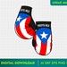 Puerto Rico SVG, Puerto Rico PNG, Puerto Rico Boxing Gloves, Puerto ...