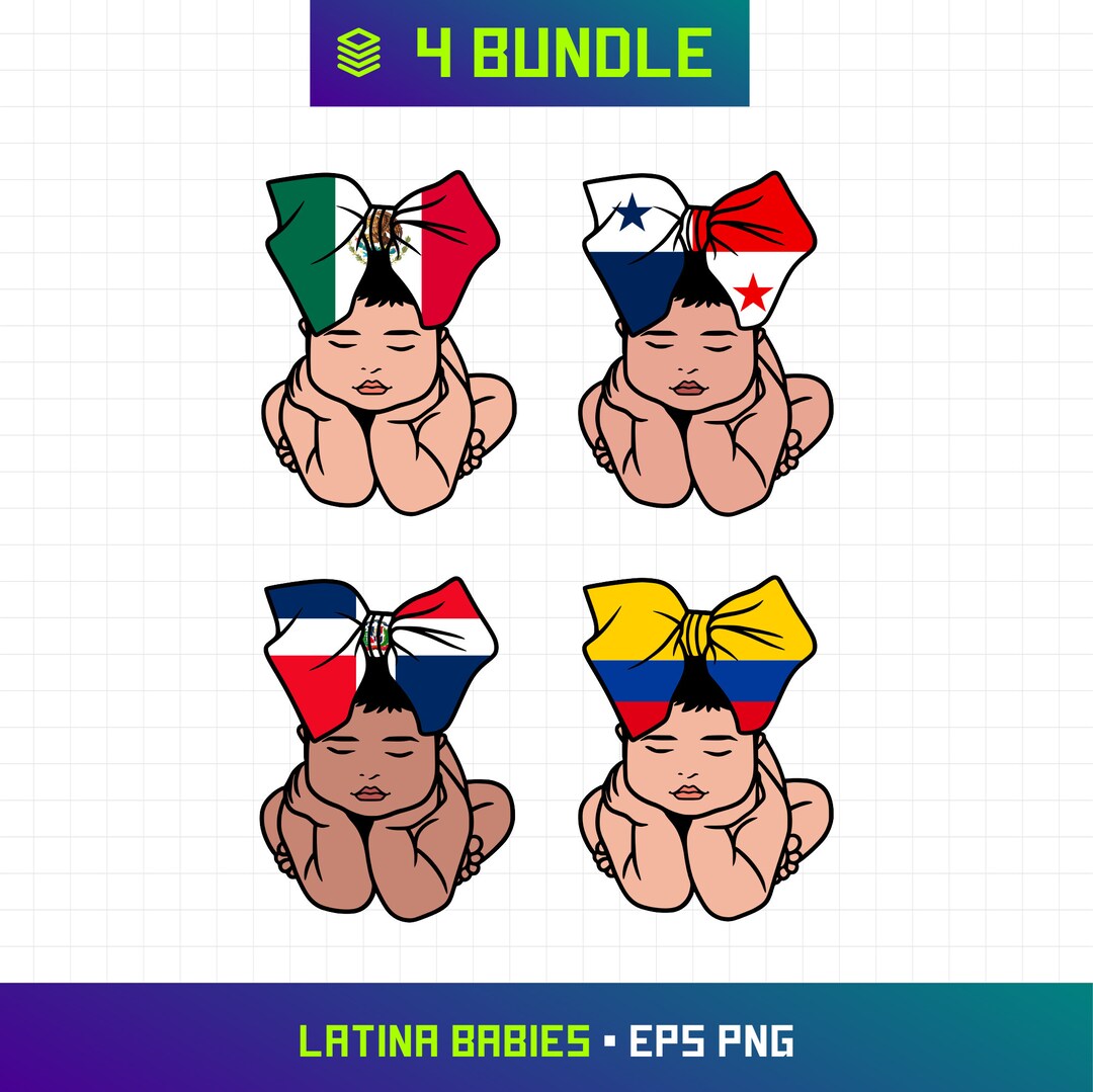 Latina Babies Png, Latina Baby, Baby Clipart, Mexican Baby, Dominican ...