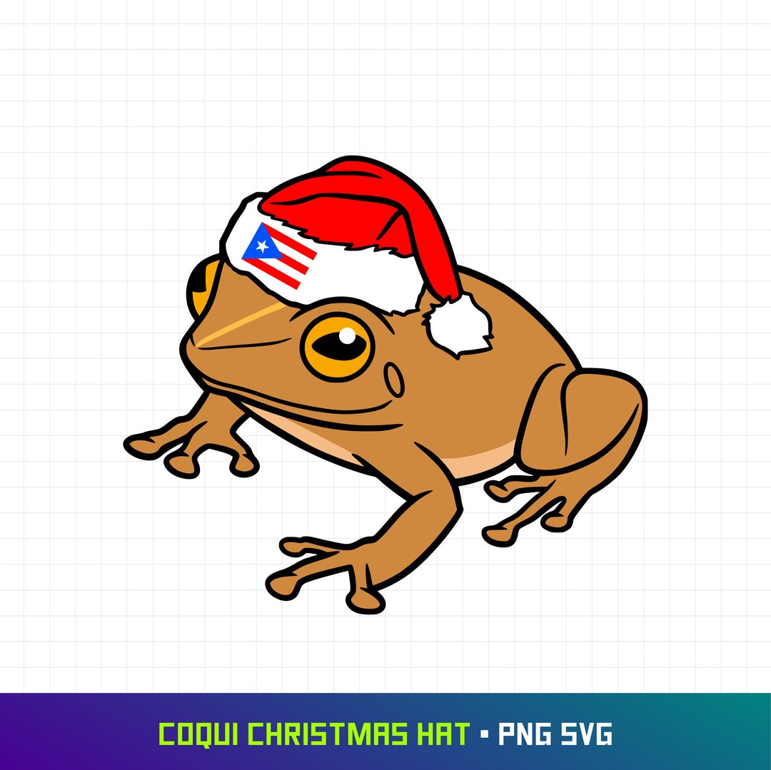 Coqui Puerto Rico, Coqui Svg, Puerto Rico Christmas, Boricua, Puerto ...