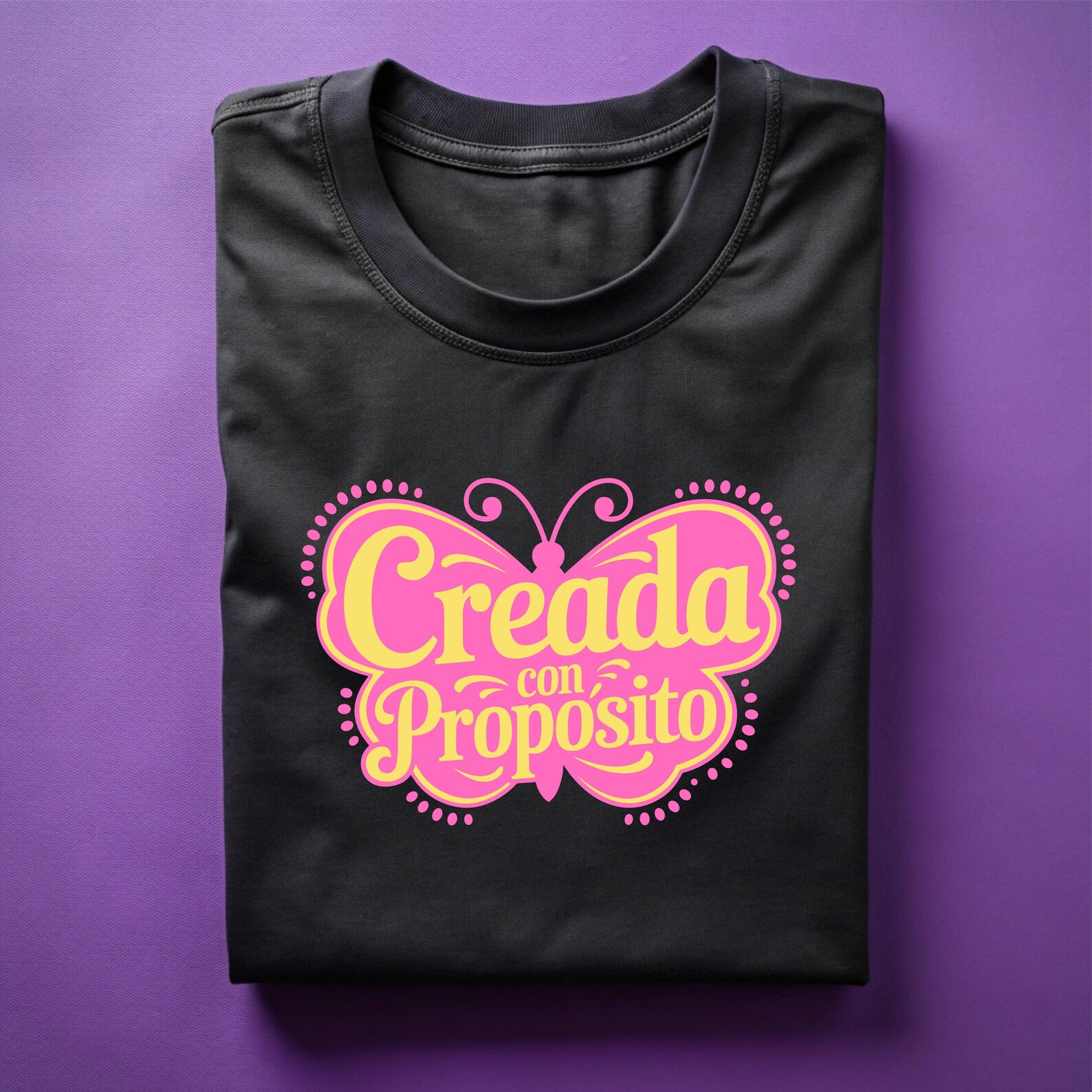 Creada Con Proposito, Frases Religiosas Svg, Frases Cristianas Svg ...