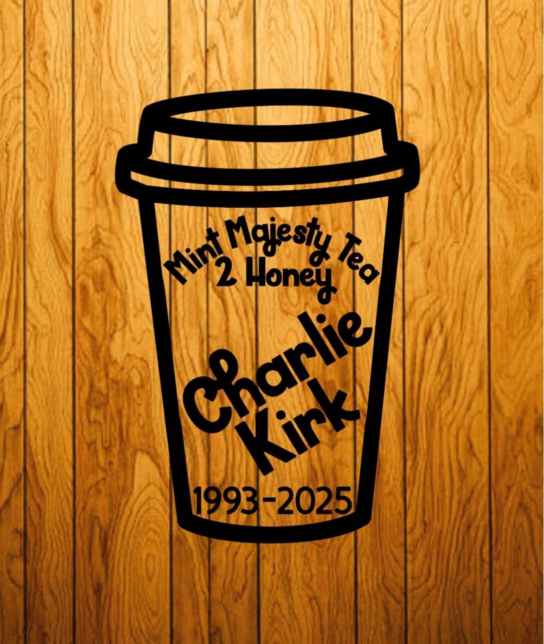 Charlie Kirk Mint Majesty Tea Decal - Etsy