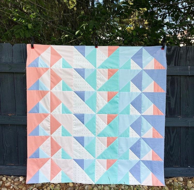 Twisted Tiles Quilt Pattern (PDF Download) - Etsy