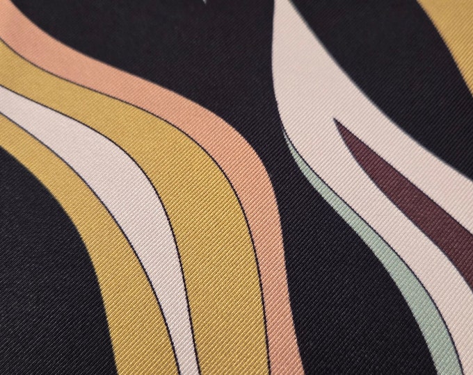 2.5 Yards of Exclusive Silk Twill Fabric in Two Color Combinations ...