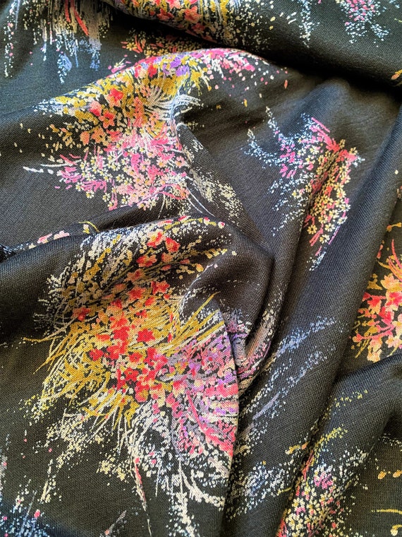 Thin Jersey Knit Fabric Luxury Italian Fabric by Yard Designer Fabric Price is for One Yard. Etsy UK