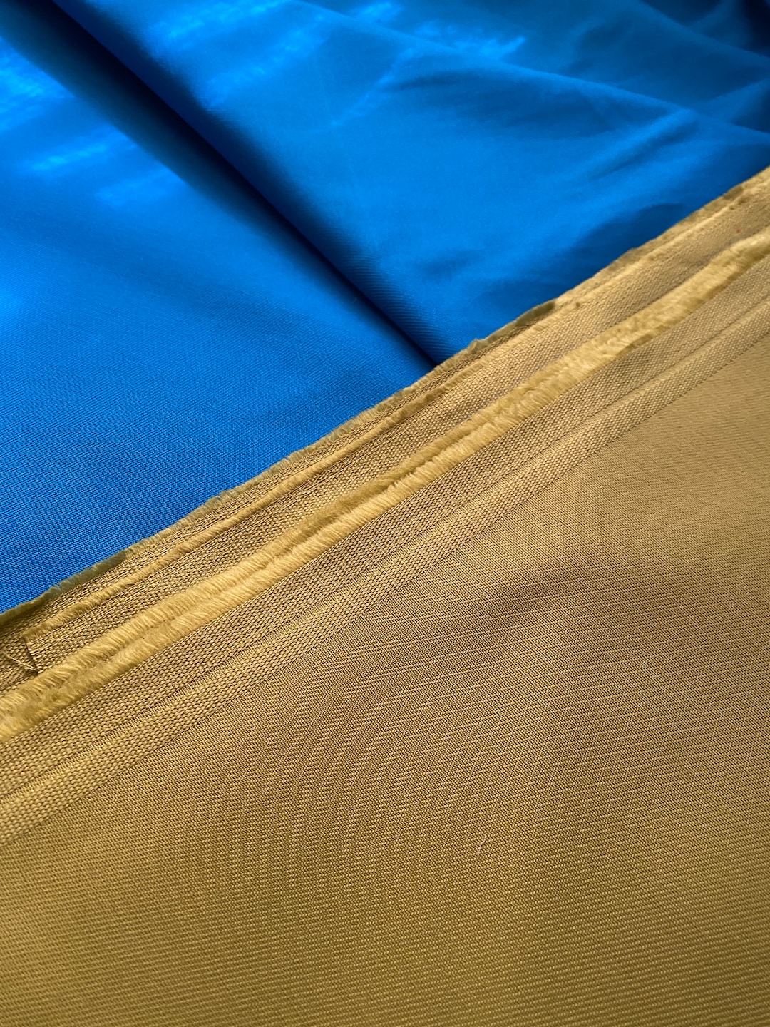 100% Cotton Gabardine Fabric in Two Colors Italian Fabric by - Etsy