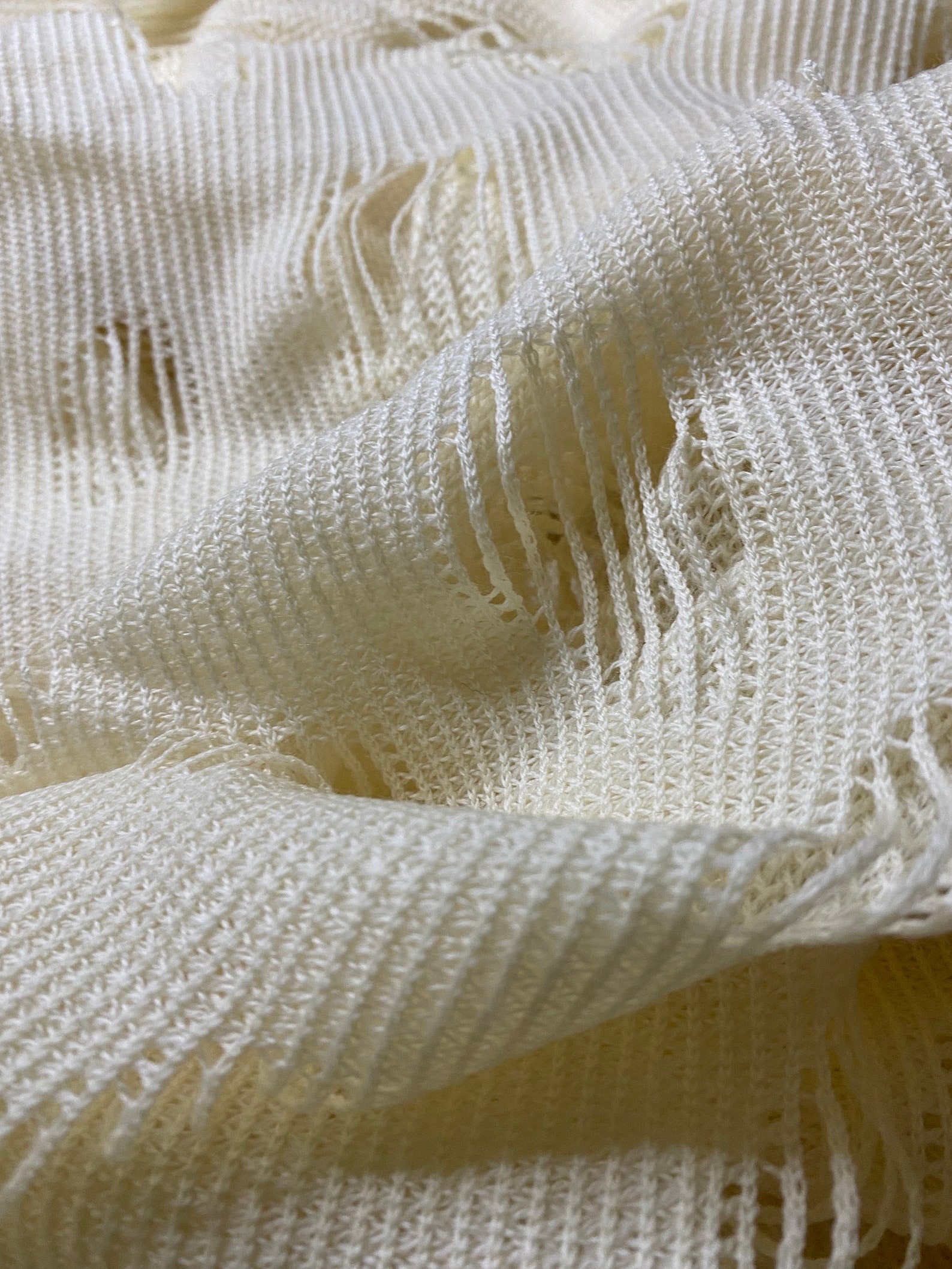 Fashionable See-through Wool Knit Fabric Italian Fabric by - Etsy