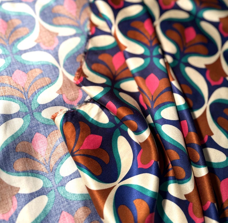Satin Face Viscose Fabric, Luxury Italian Fabrics, Price is per Yard ...