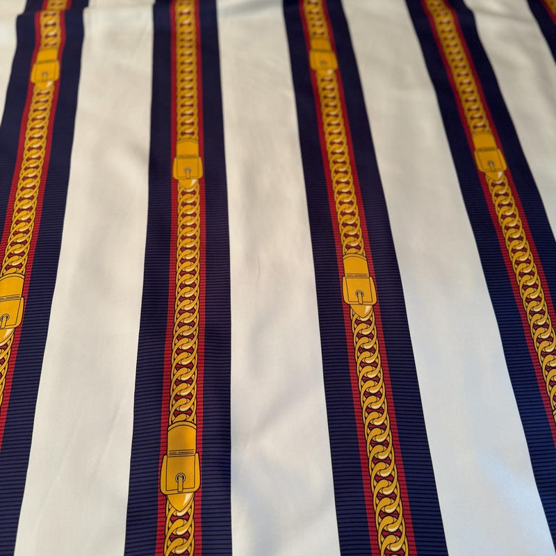 Chain Print Fabric - Etsy