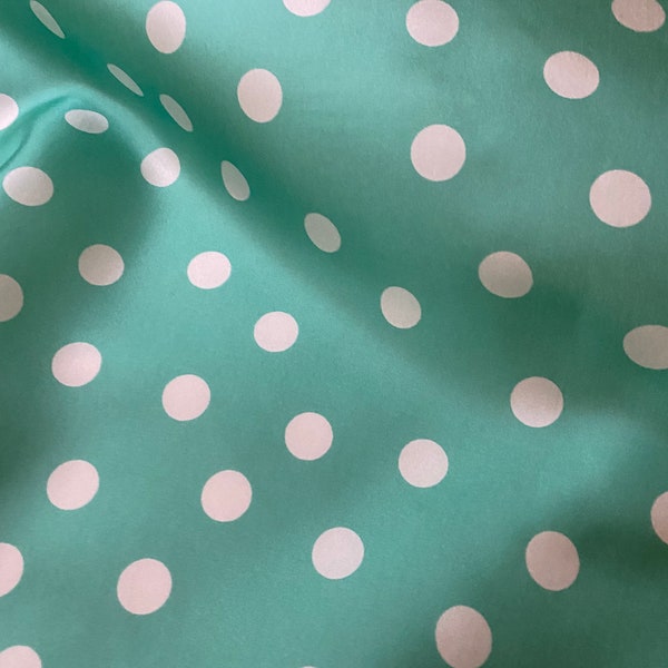 Mint Polka Dot - Etsy