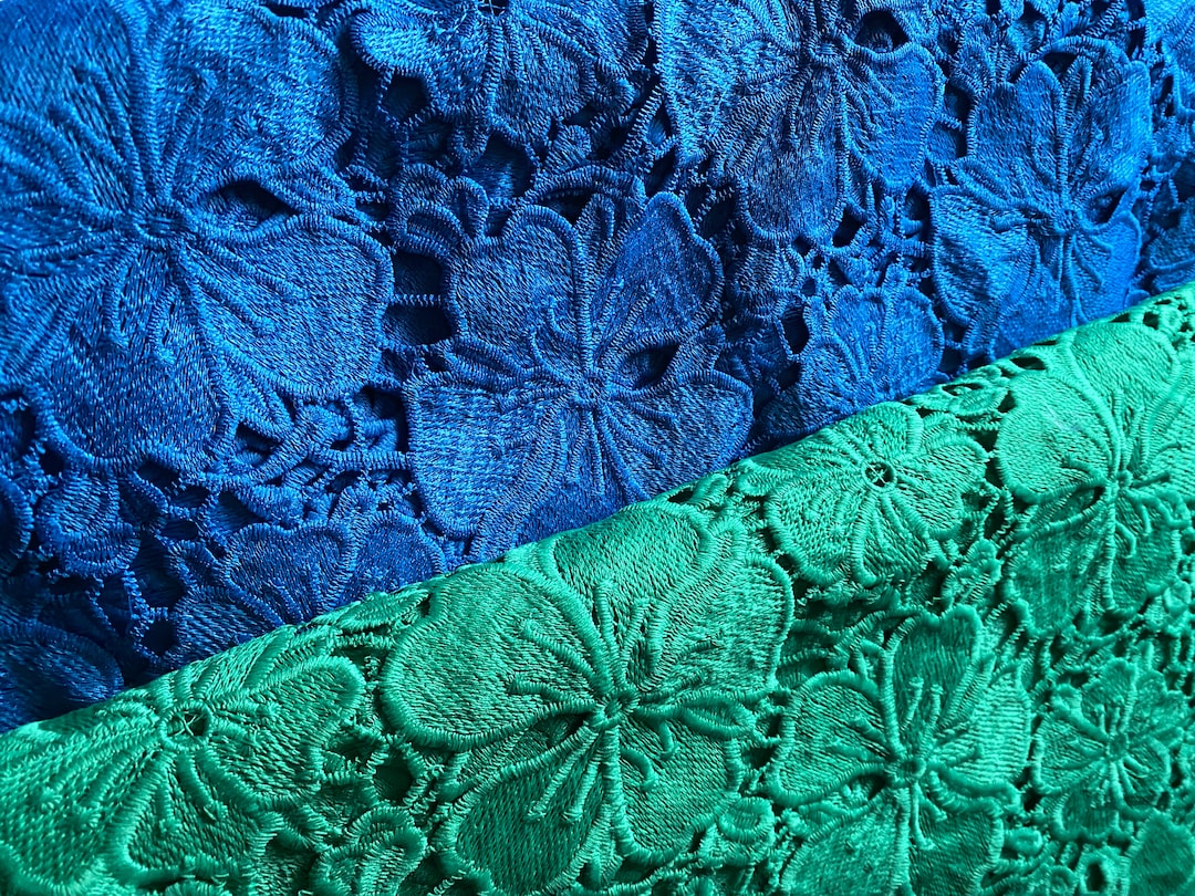 Lace Fabric in Two Colors, Italian Fabric by Yard, Price is for ONE ...