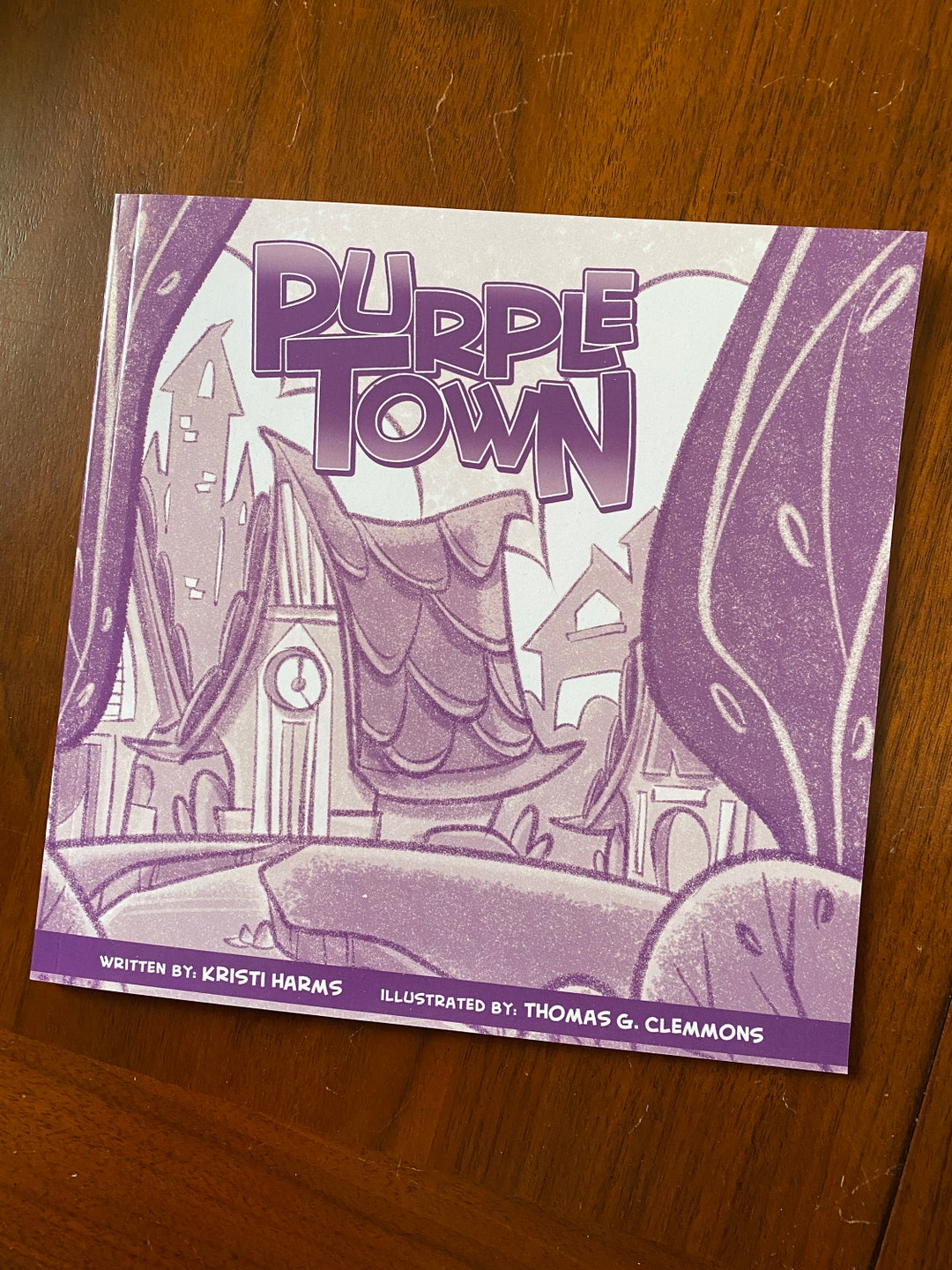 Welcome to Purple Town – A Whimsical & Colorful Children's Book! - Etsy