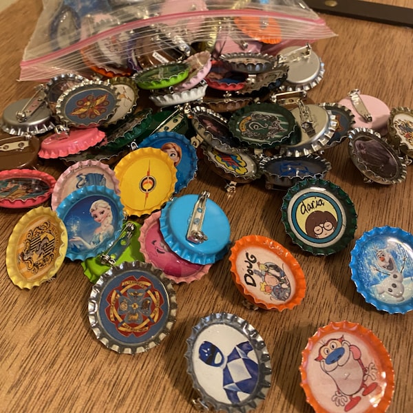 Bottle Cap Keychain - Etsy