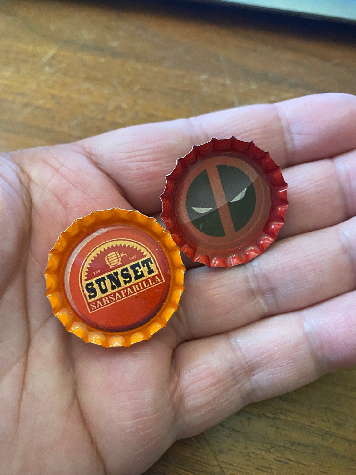 Handmade Bottle Cap Buttons - Etsy