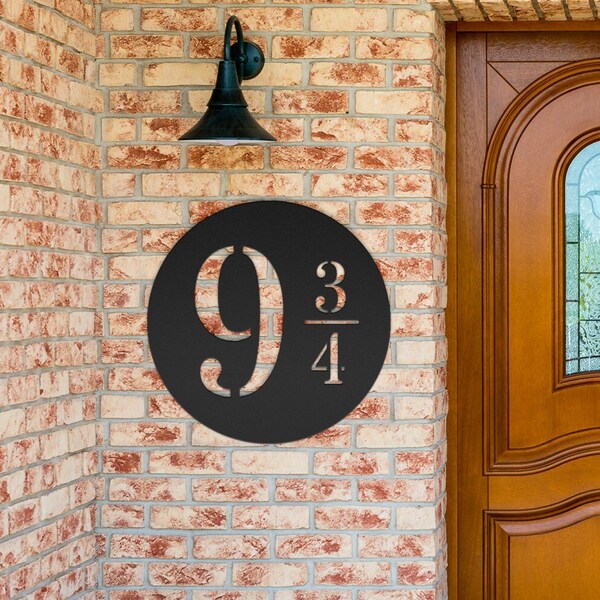 Platform 9 3 4 Sign - Etsy