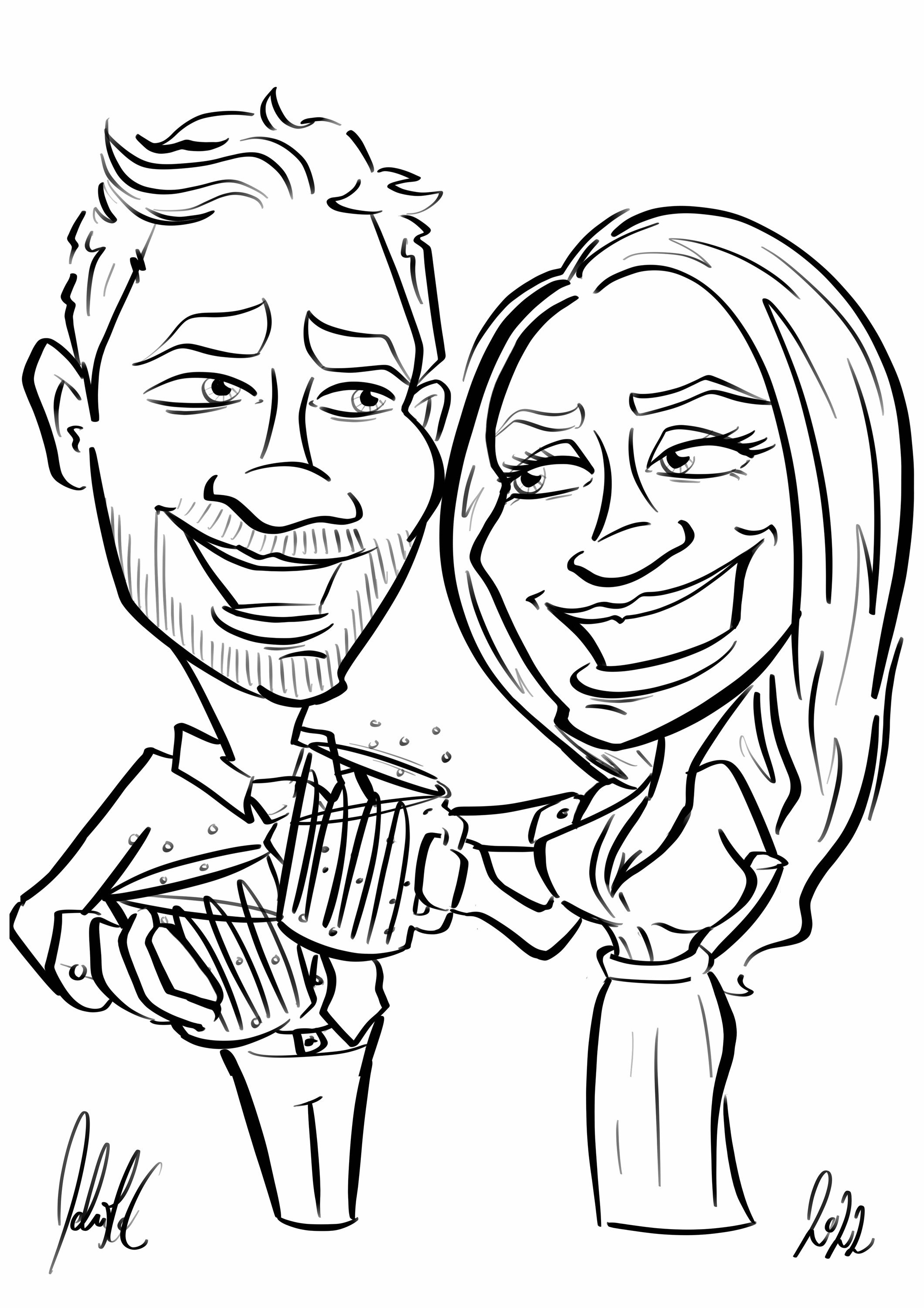 Caricatures Sketches