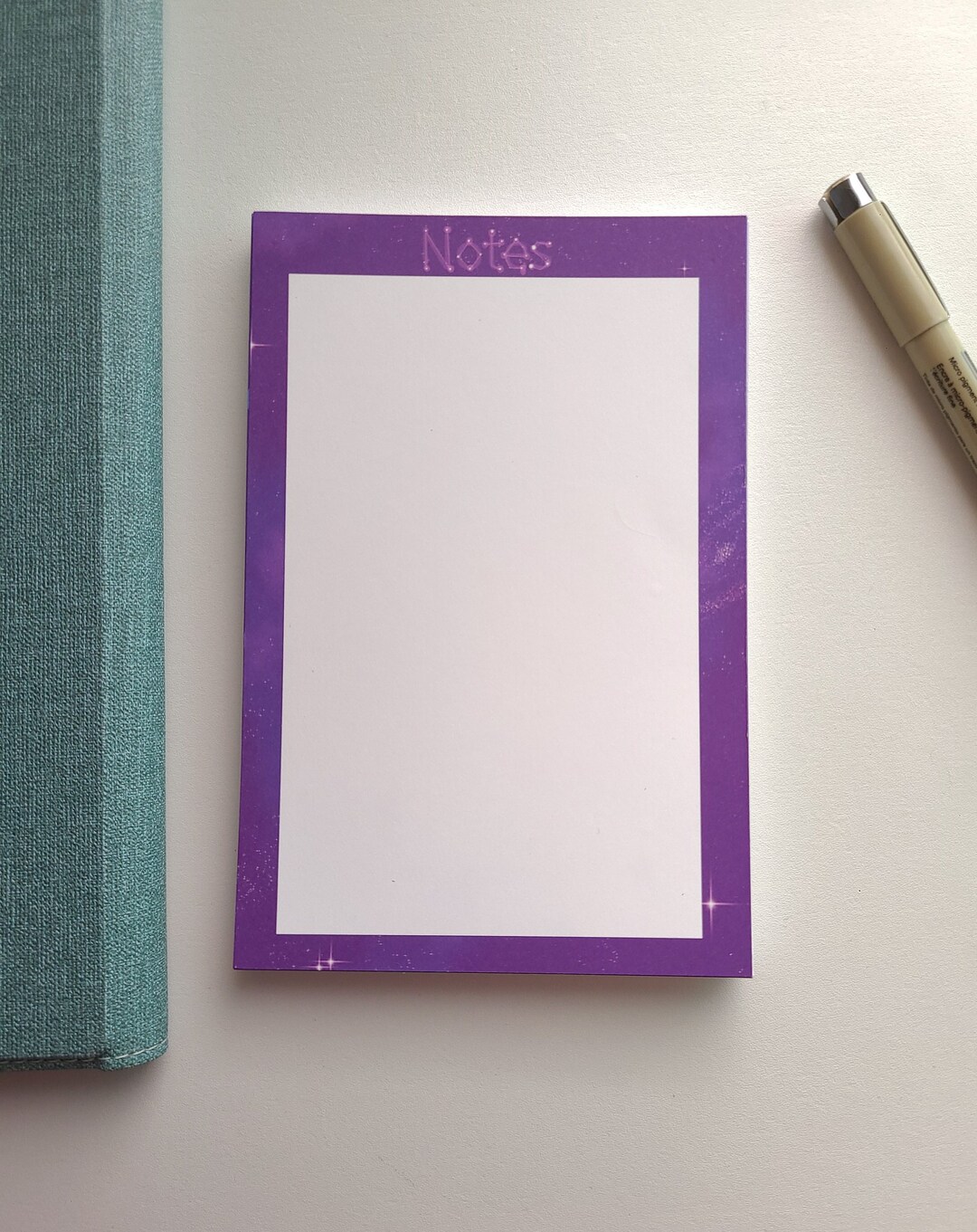 Starry Night Sky Notepad Memo Pad Notes - Etsy