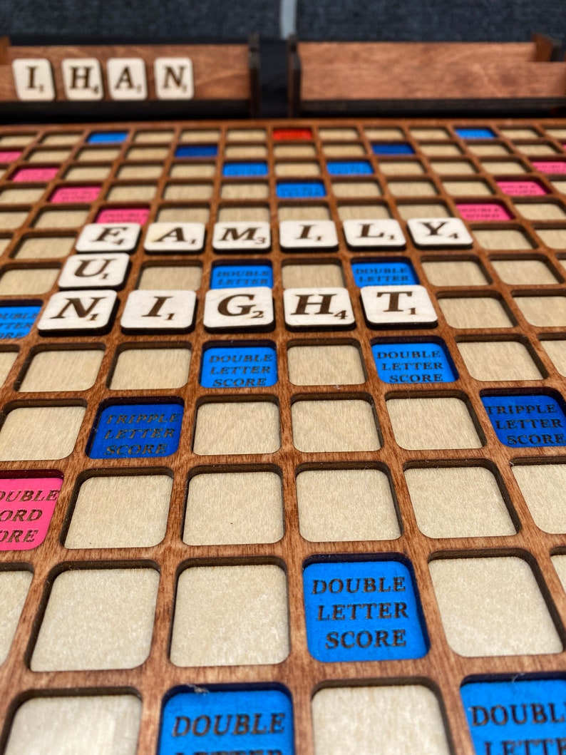 DIGITAL FILE for Scrabble Game Board SVG Dfx Ai English and - Etsy Canada