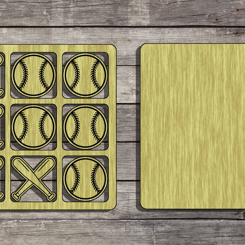 Baseball Tic Tac Toe - Etsy