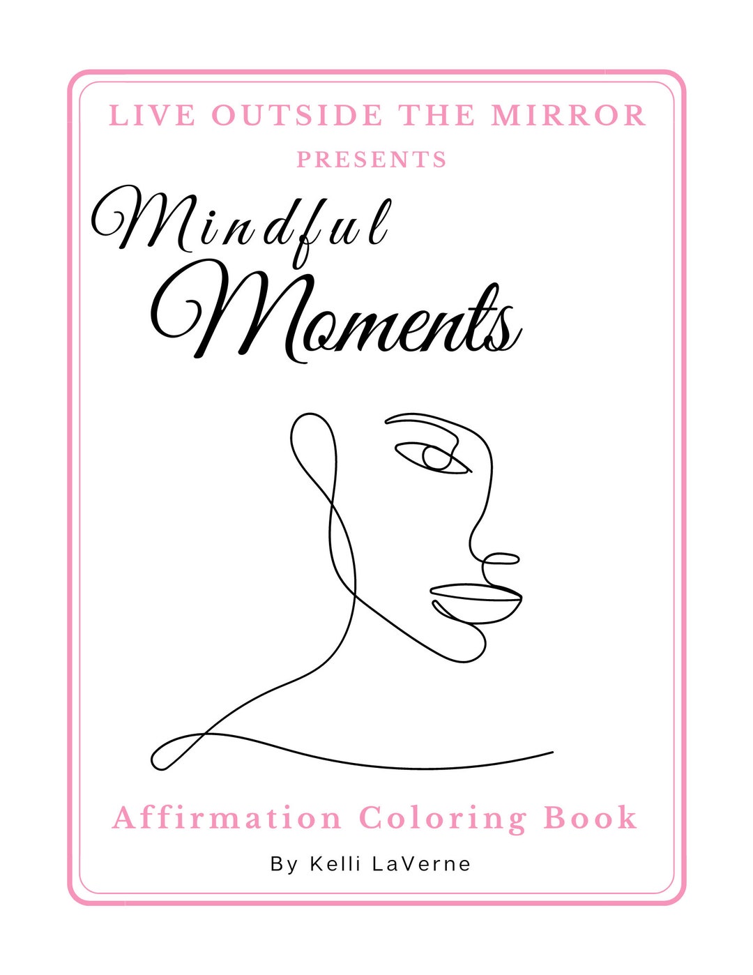 Mindful Moments Affirmations Adult Coloring Book - Etsy