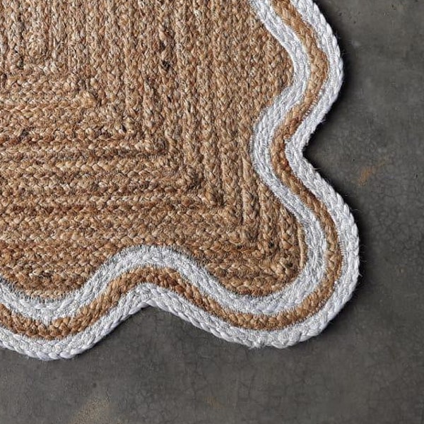 Scalloped Rug - Etsy