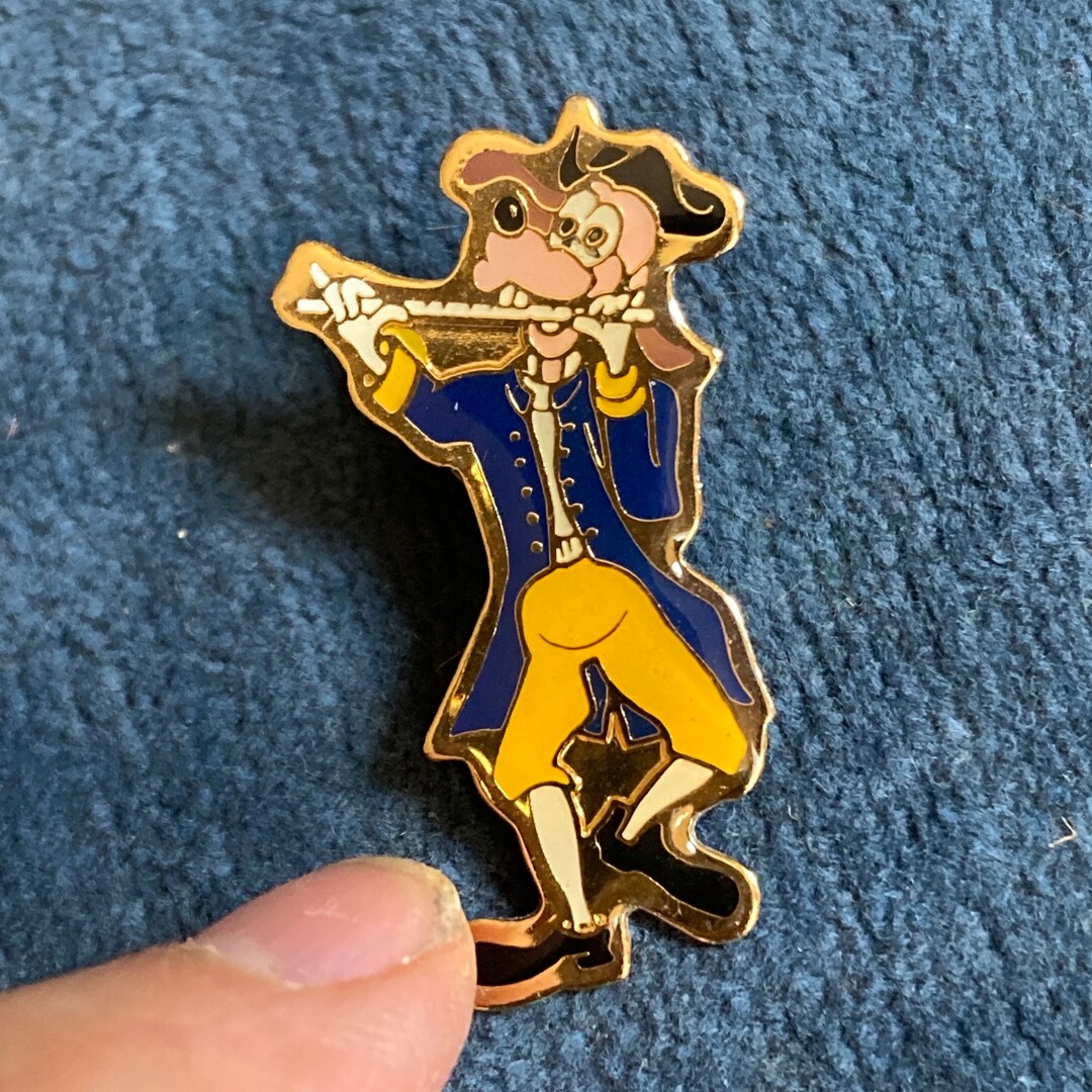 Disney Goofy Eastman Kodak Walt Disney Flute Player Patriotic Pin ...