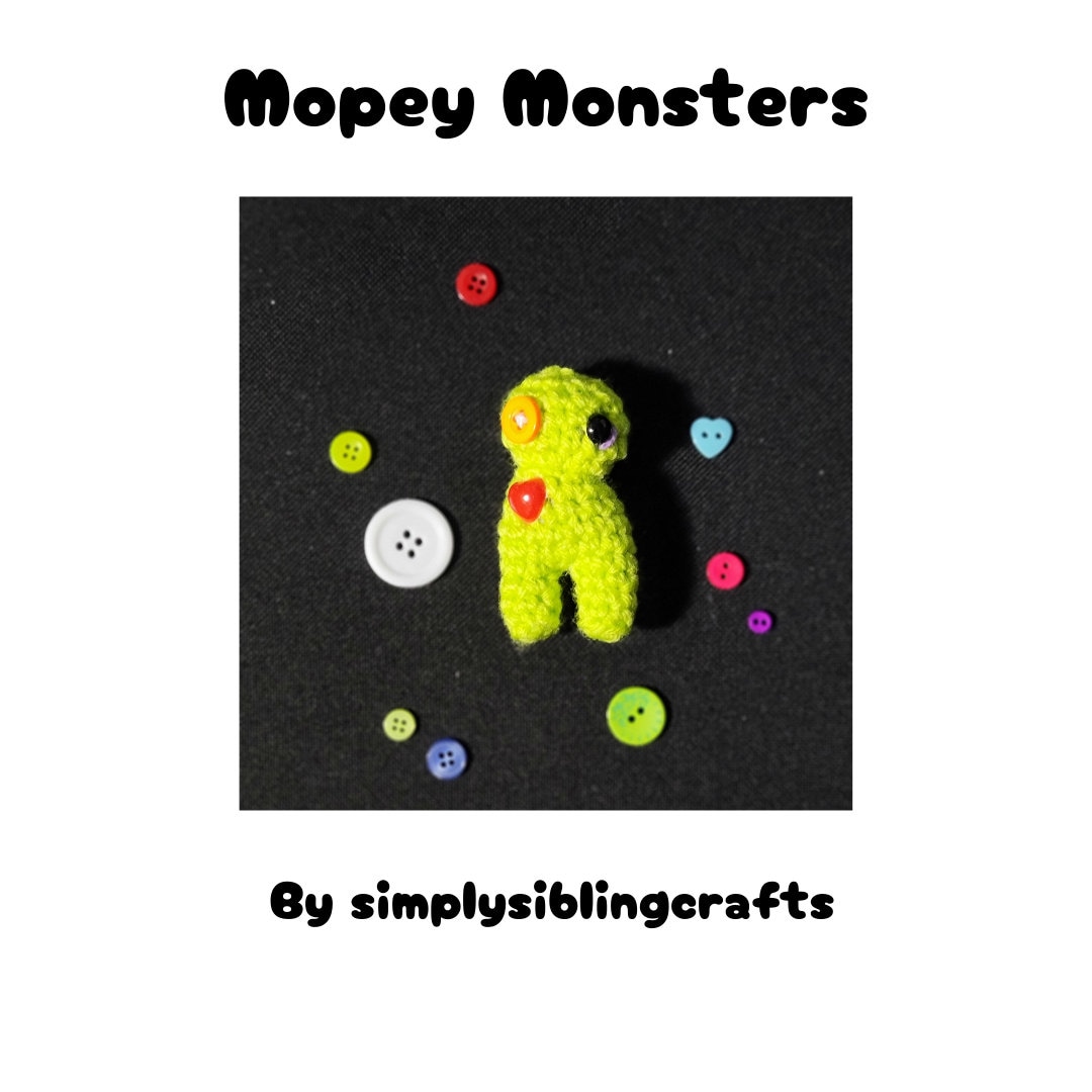 No Sew Mopey Monster Pattern - Etsy