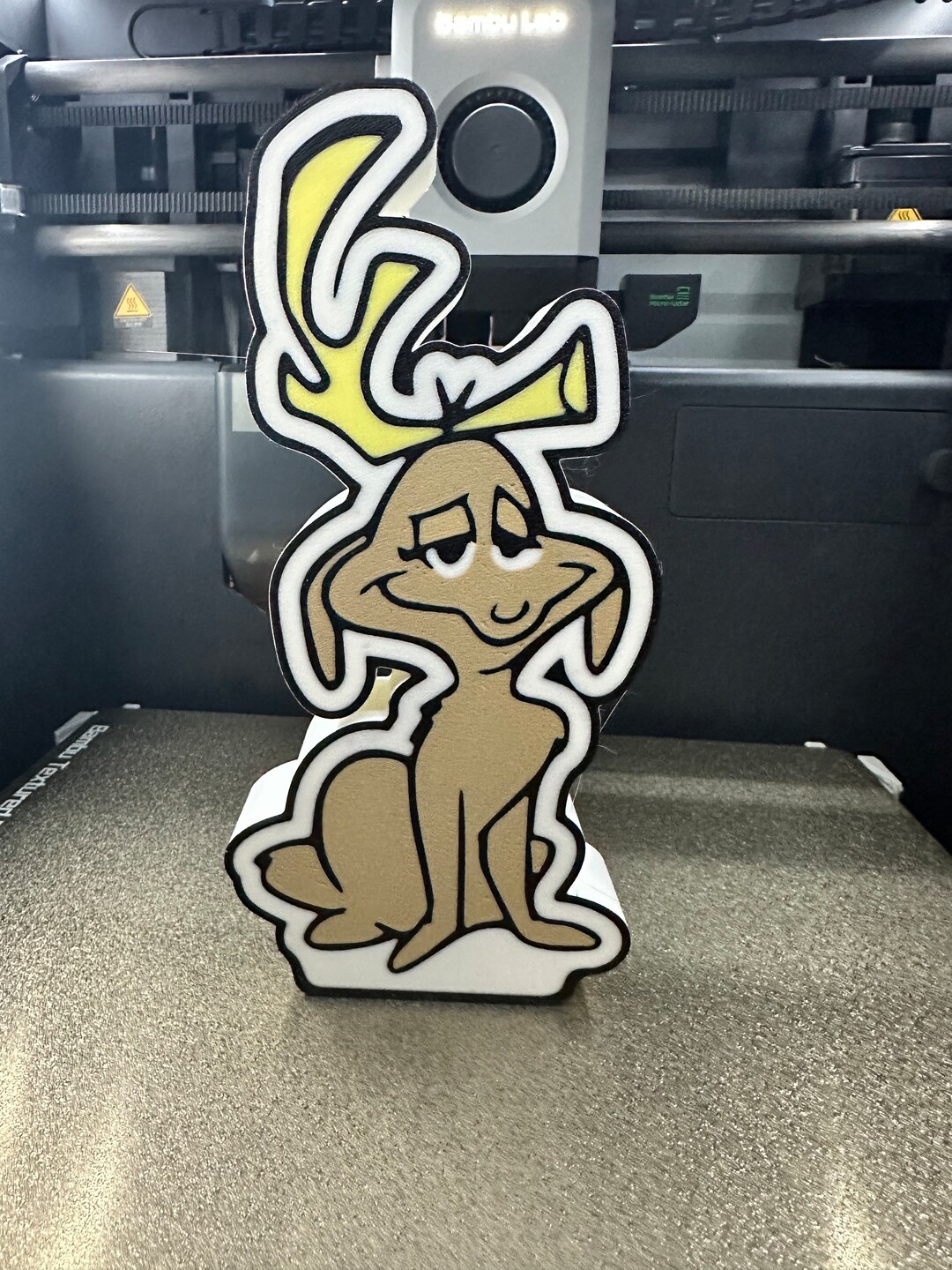 Grinch Christmas Puppy Max Night Light - Etsy