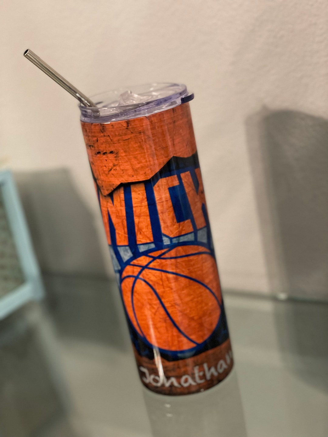 NY Knicks Inspired 20 Oz Tumbler - Etsy
