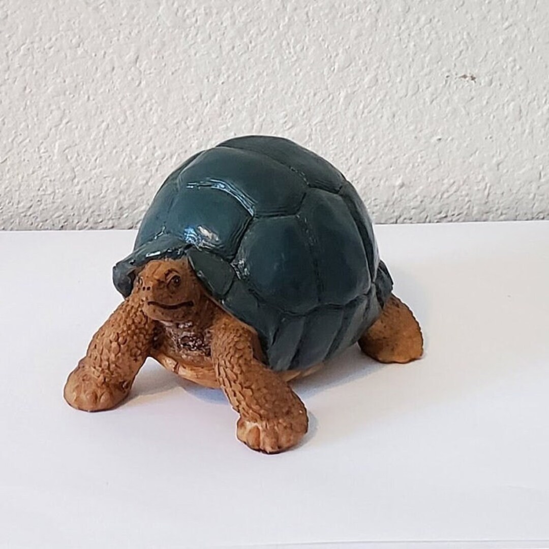 Ceramic Realistic Box Turtle Figurine - Etsy