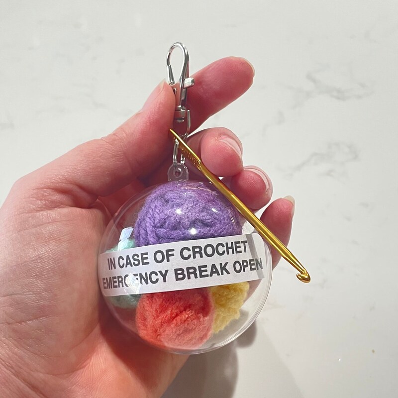Crochet Keychain - Etsy