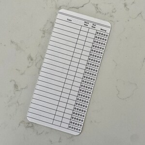 Library Card Bookmark, Reading Log Bookmark, Reading List Bookmark ...