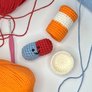 Chill Pill Crochet Pattern, PDF PATTERN, Crochet Pill Amigurumi ...