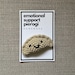Emotional Support Crochet Pierogi: Pocket Plushie - Etsy