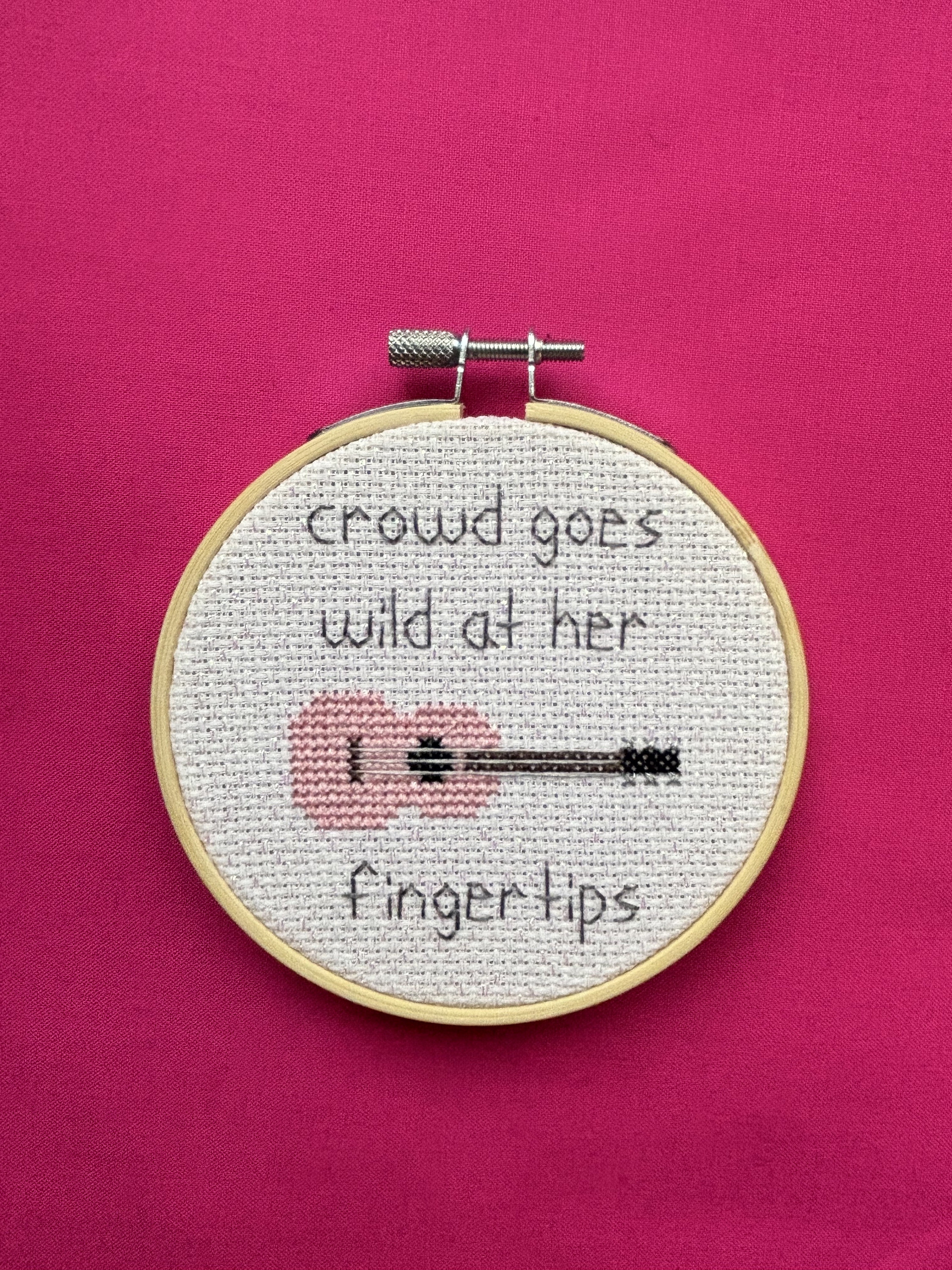 Taylor Swift TTPD Clara Bow 4-inch Cross Stitch Tortured Poets ...