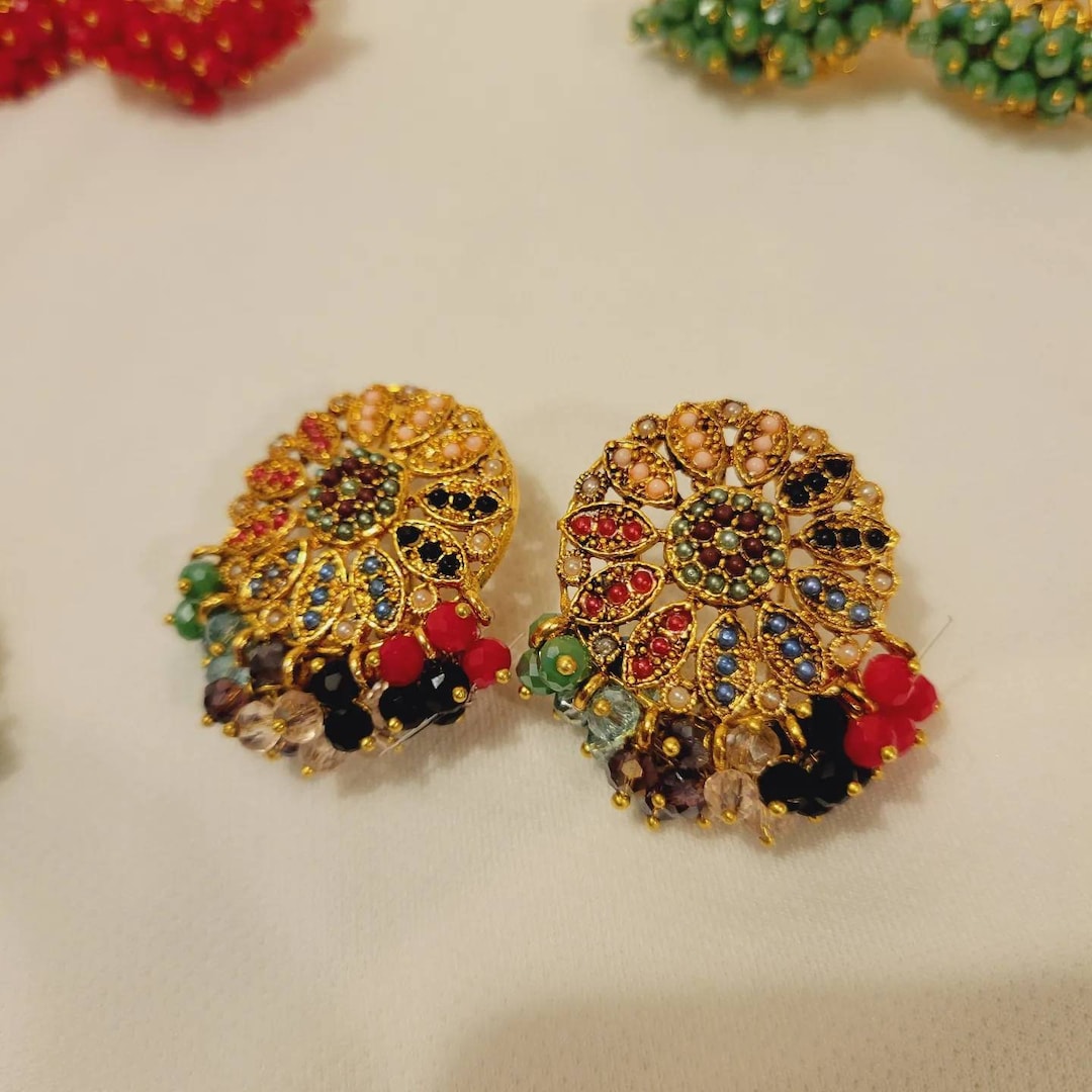 Victorian Era Inspired Inspired Jewelry/high Quality Ear Studs ...