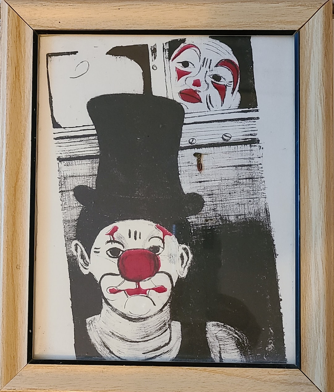 Clowns - Lithograph Print - Etsy