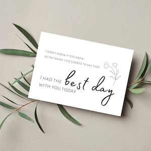 Taylor Swift Greeting Card, I Had the Best Day With You Today, Instant ...